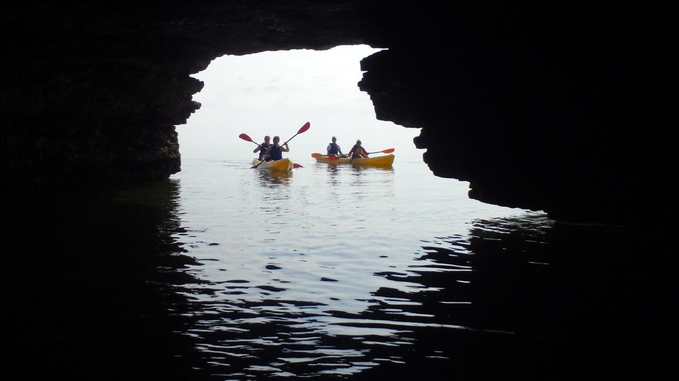 Cave Point County Park Kayak Tour | Gravity Trails
